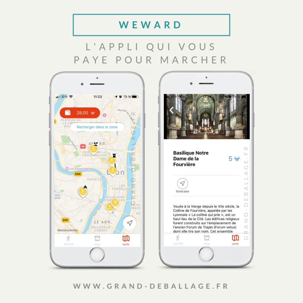 Mon avis sur WEWARD : l'application qui vous paye pour marcher