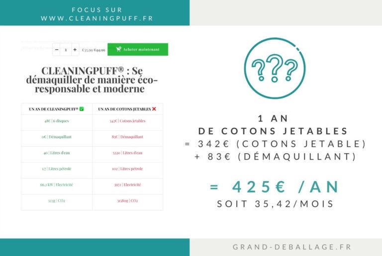 Mon avis sur la marque Cleaning Puff • Grand Déballage