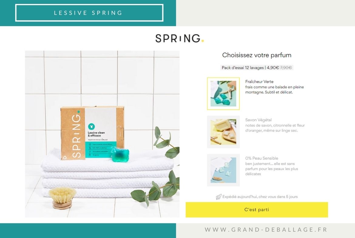 Mon avis sur SPRING (lessive)