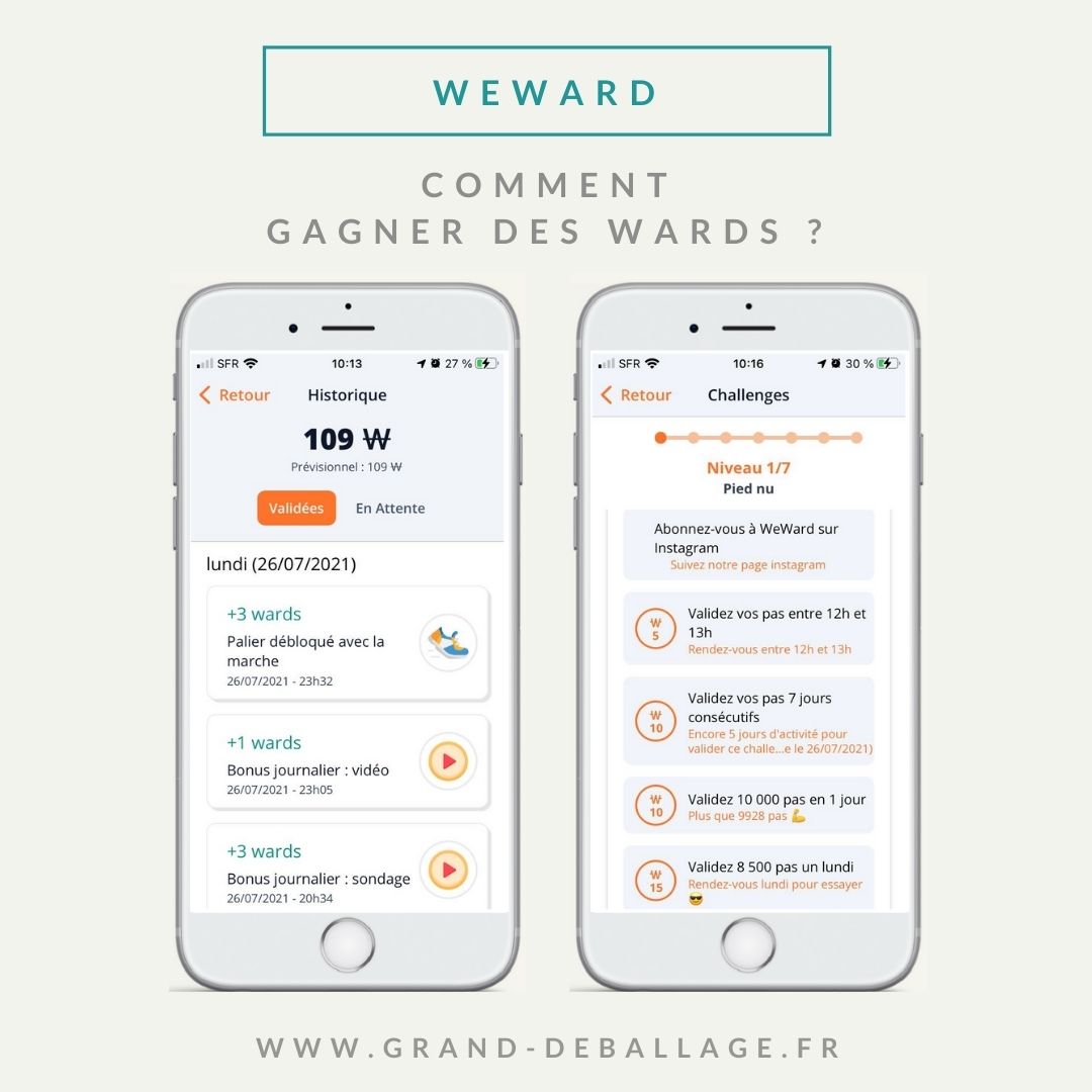 [AVIS] WEWARD : l'appli qui vous paye pour marcher