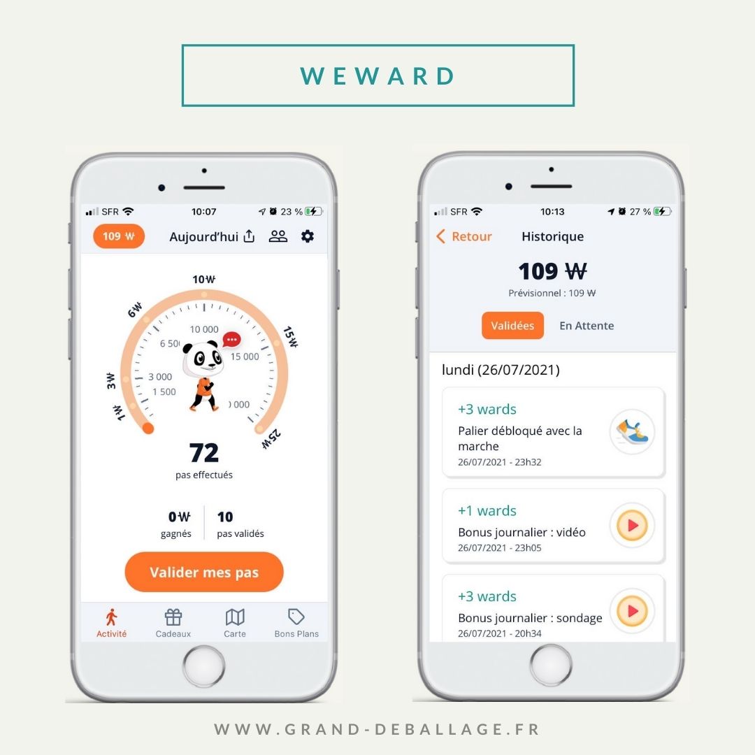 [AVIS] WEWARD : l'appli qui vous paye pour marcher