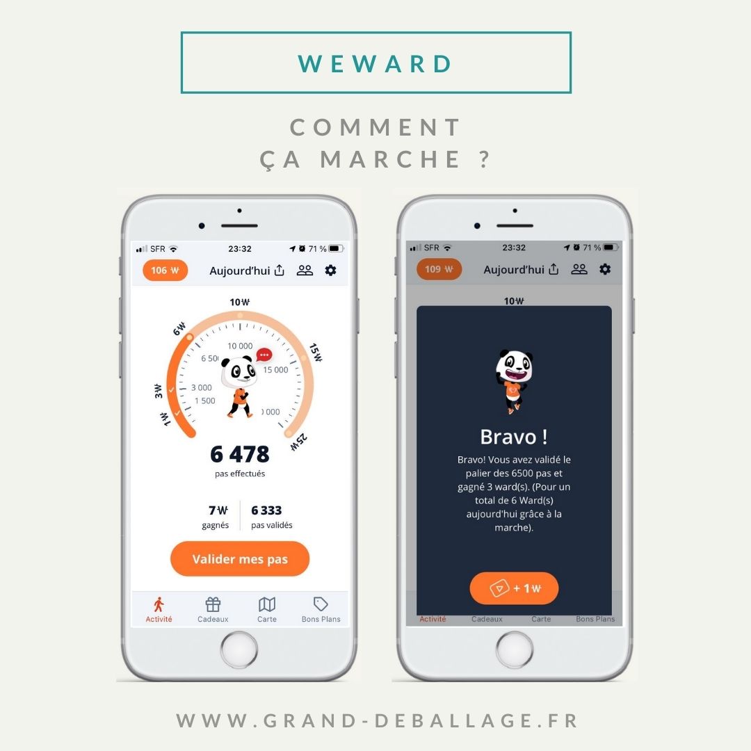 [AVIS] WEWARD : l'appli qui vous paye pour marcher