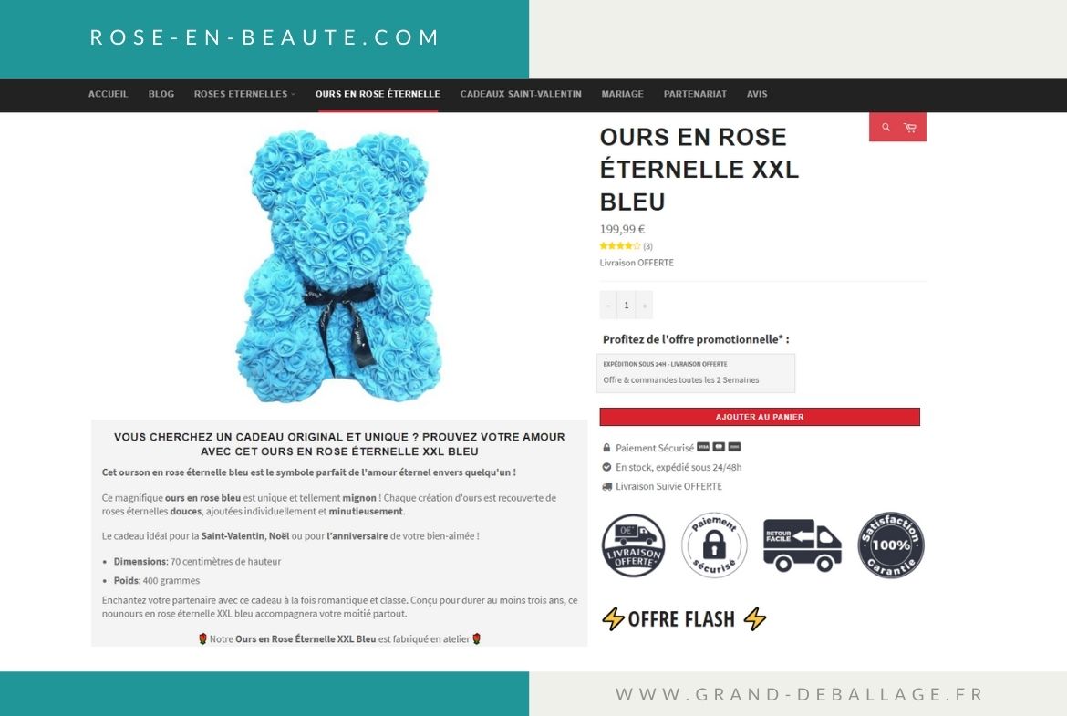Rose en beauté : attention à l'abonnement ! • Grand Déballage